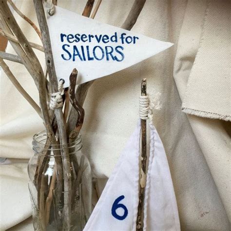 Custom Pennant Flags 6 Wedding Centerpiece Flags Wedding Table Number