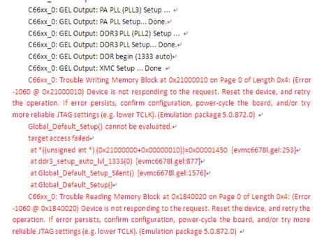 Problems About C6678 Core0 Initialization Processors Forum