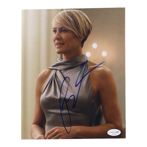 Robin Wright Signed House Of Cards 8x10 Photo Acoa Pristine Auction