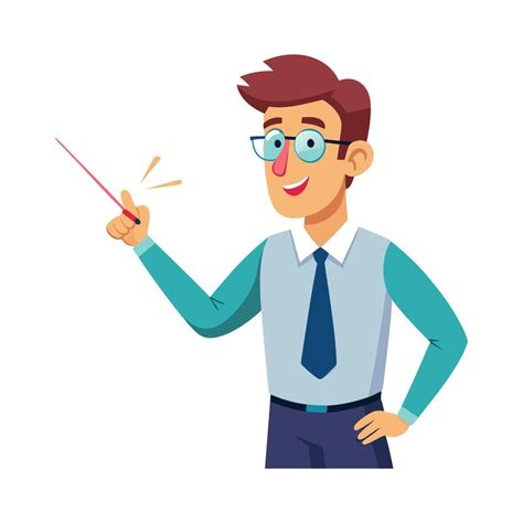 Creative Educator Highlighting Laser Pointer In Class 57080528 Vector Art At Vecteezy