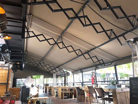 Retractable Fabric Awning Soons Scissor Awning