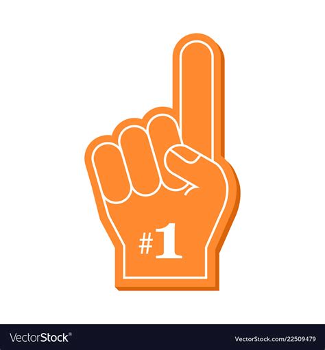 Foam Finger 1 Emoji At Richard Ranck Blog