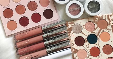 How To Glow Colourpop Makeup Eyeshadow Palettes Lipsticks