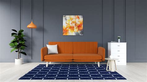 10 Best Rug Colors To Pair With An Orange Couch