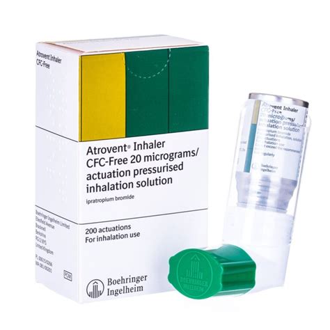 Atrovent Inhaler Ipratropium Bromide Pharmaserve