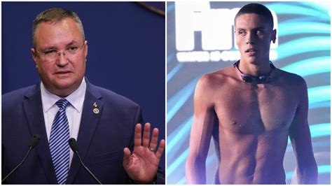 Ciucă Despre David Popovici 1 Milion De Lei Pentru Performanța Lui