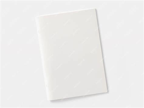 빈 잡지 또는 소책자 화이트에 격리입니다 무료 사진