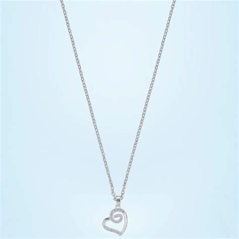 Silver Eternal Heart Pendant At ₹ 330piece दिल के आकार का पेंडेंट In