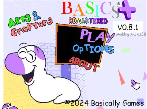 Arts And Crafters Basics Remastered Mod For Baldis Basics Baldi Mods