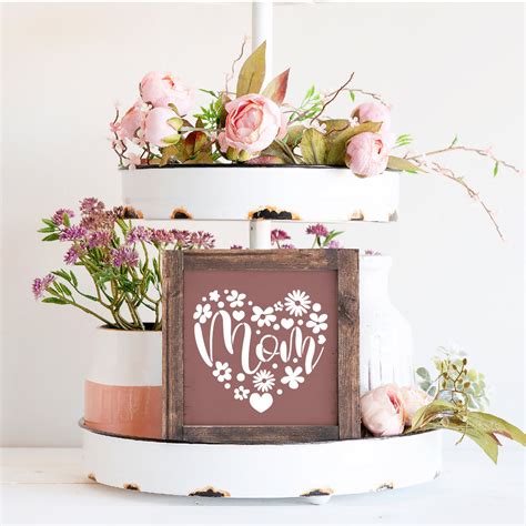 Mom Mini Sign Stencils 3 Pack Essential Stencil