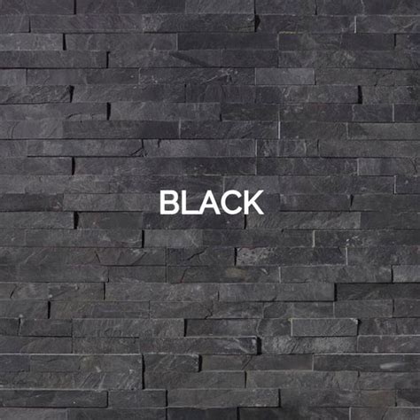 Revestimiento 15 X 60 Piedra Natural Negra — Barraca 5 Esquinas