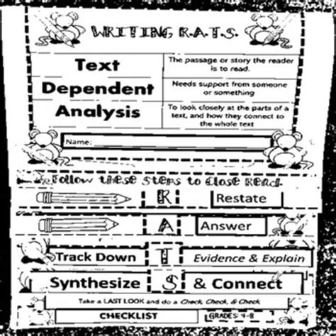Step By Step Text Dependent Analysis And Constructed Response Success Program