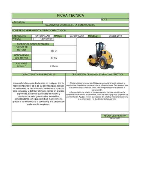 Vibrocompactador Manual De Tierra Pdf Tecnología