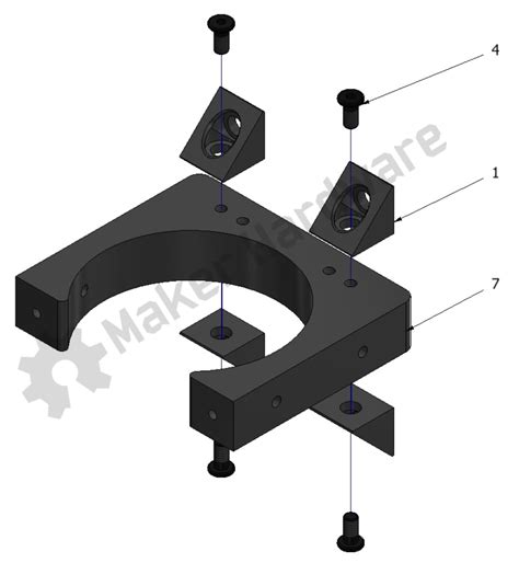 Spindle Mounting Bracket Assembly Maker Hardware