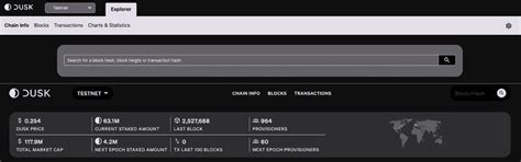 Dusk Releases Updated Block Explorer • Dusk