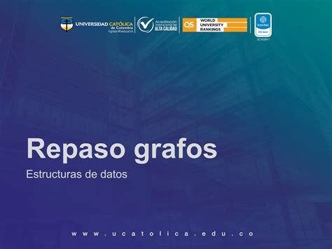 Repaso Grafos 2024 3pptx Estructuras De Datos Pptx