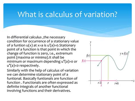Seminar Calculus Of Variation Ppt