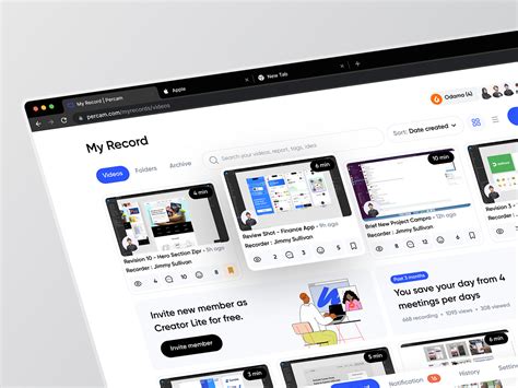 Screen Recording Dashboard By Happy Tri Milliarta For Odama On Dribbble