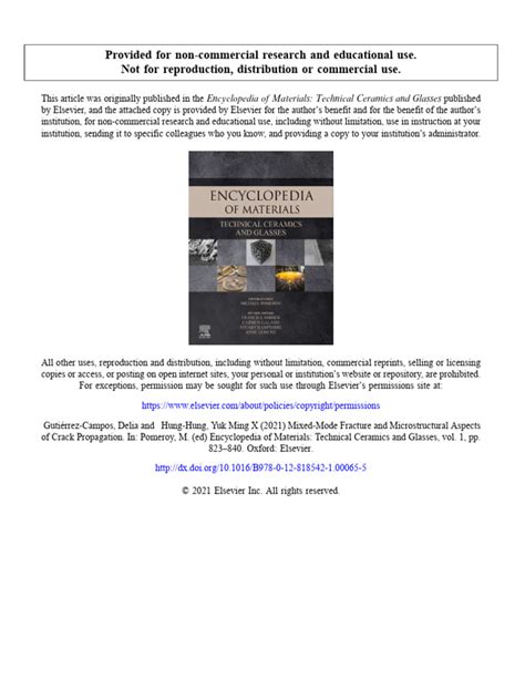 00065 Mixed Mode Fracture And Microstructural Aspects Of Crack Propagation Pdf Fracture