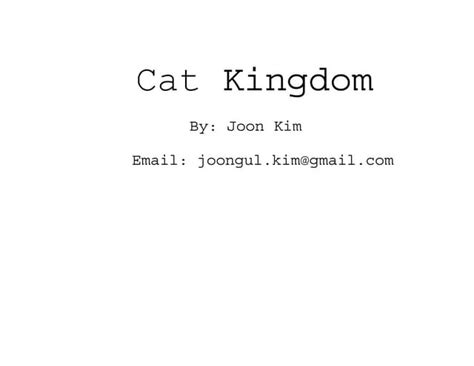 Cat Kingdom Ppt