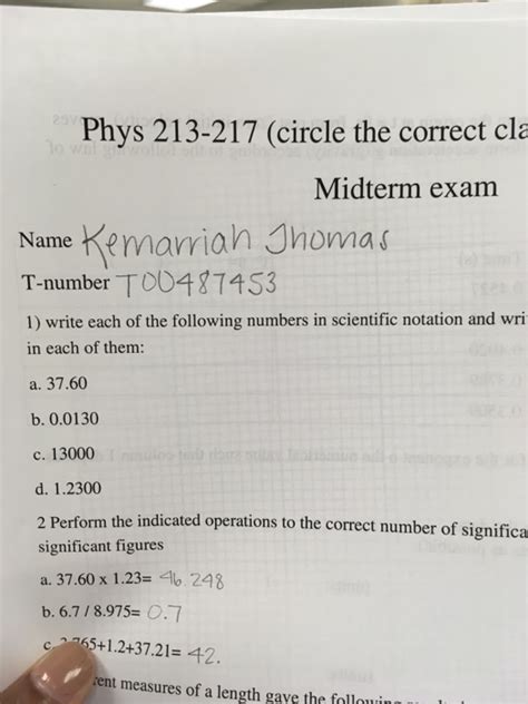 Solved Write Each Of The Following Numbers In Scientific Chegg