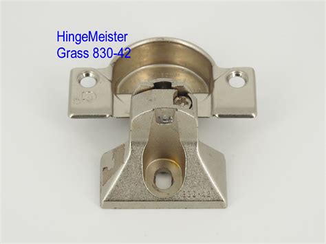 Complete Hinge Grass 830 Nickel Hinge And 830 42 Mounting Plate