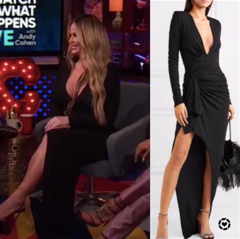 Kim Zolciak Biermanns Black Dress On Wwhl Black Dress Kim Zolciak