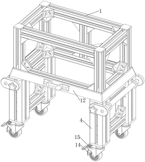 一种易于调节的型材机架的制作方法