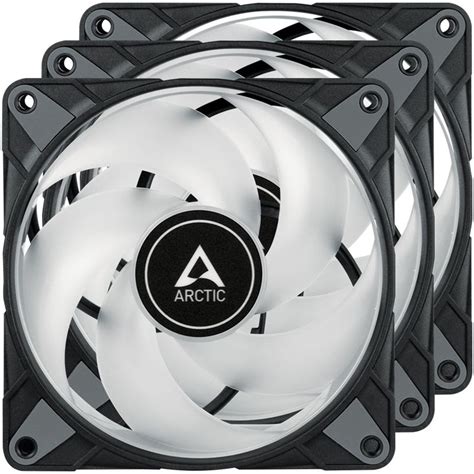 Arctic P12 PWM PST A-RGB 0dB 3er Pack - Gehäuselüfter 120mm ...