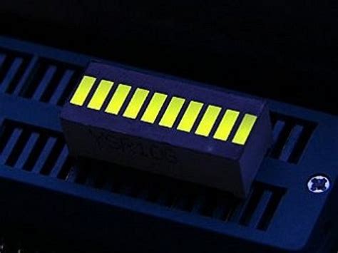 10 Segment Digital Yellow Led Bar Graph Display Ultra Bright AUSCOM Computers Controls