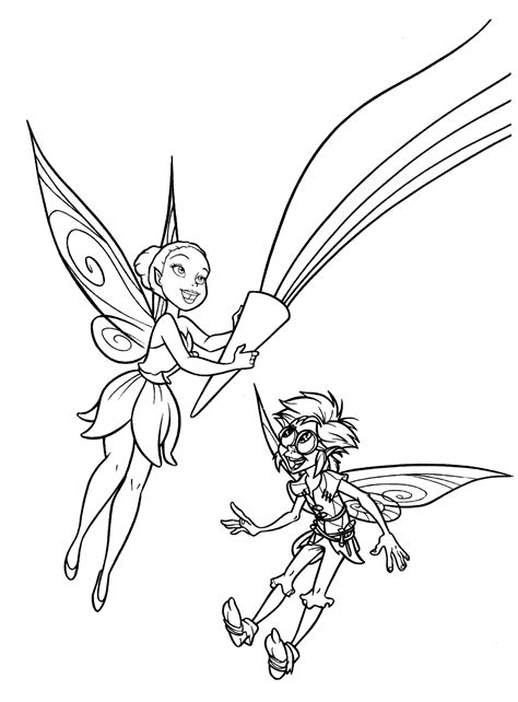 Coloring Page Fairy Iridessa