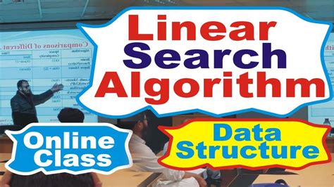Linear Search Algorithm Data Structure Online Class Urduhindi
