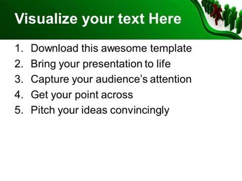 Red Man Standing Out Of Queue Powerpoint Templates Ppt Backgrounds For