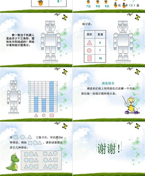 统计ppt模板卡卡办公