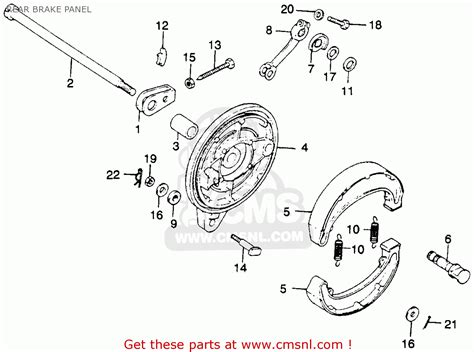 43411369000 Armrear Brake Honda Buy The 43411 369 000 At Cmsnl