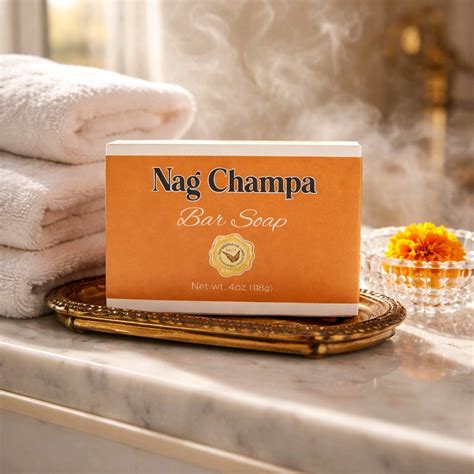 Nag Champa Bar Soap Palm Free Artisan Bar Meandt