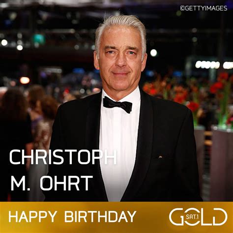 Sat1 Heute Feiert Christoph M Ohrt Geburtstag Wir