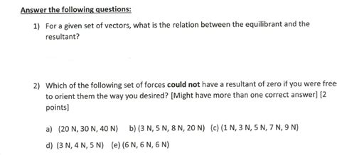 Solved Answer The Following Questions For A Given Set Of Chegg