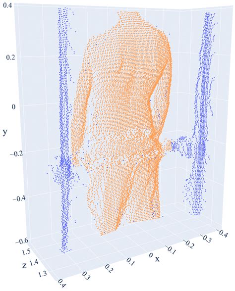 Result Of Point Cloud Preprocessing The Analyzed Subjects Silhouette