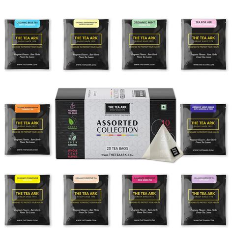 The Tea Ark Assorted Tea Bags Sampler Pack Tea Assortment