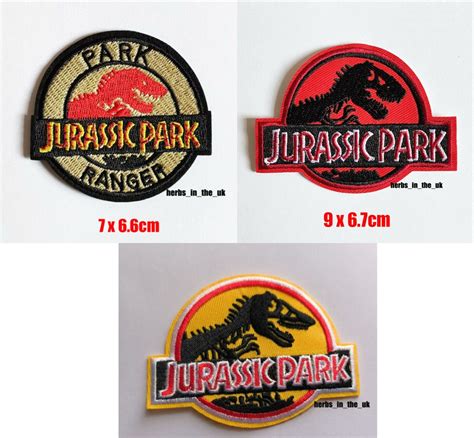 Jurassic World Patch Badge Iron On Sew On Etsy