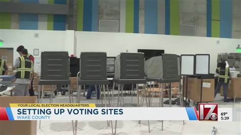 Wake County Setting Up Early Voting Sites