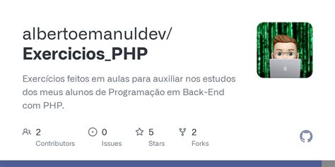 github albertoemanuldev exercicios php exercícios feitos em aulas