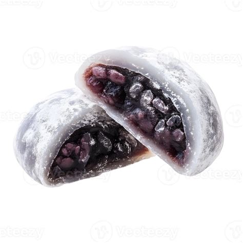 Daifuku Mochi Filled With Sweet Red Bean Paste 54905588 Png