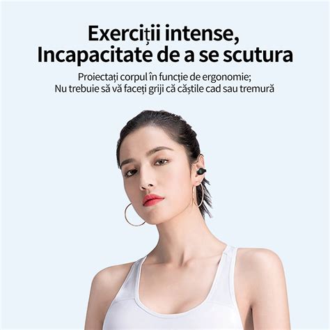 Casti Wireless Carrep Bluetooth 53 Microfon Incorporat Alb Emagro