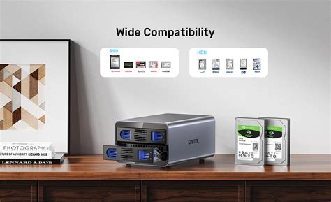 Unitek 2 Bay Usb C Raid External Hard Drive Enclosure S1308c01 Au Mwave