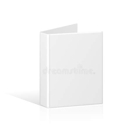 Blank White Cardboard Folder Stock Illustrations 1266 Blank White