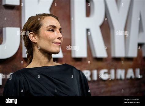 Noomi Rapace Right Attends The Premiere Of Amazon Primes Tom Clancy