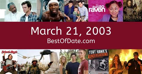 March 21 2003 Facts Nostalgia And News