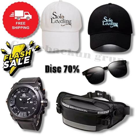 Solo Leveling New Hasuai Sling Bag Free Uv Glasses Mens Watches 2